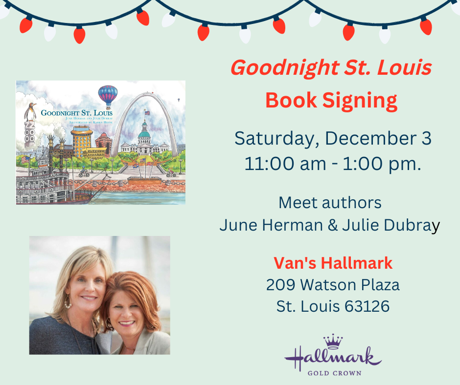 Goodnight St Louis Authors at Van's Hallmark December 3 – Goodnight St ...